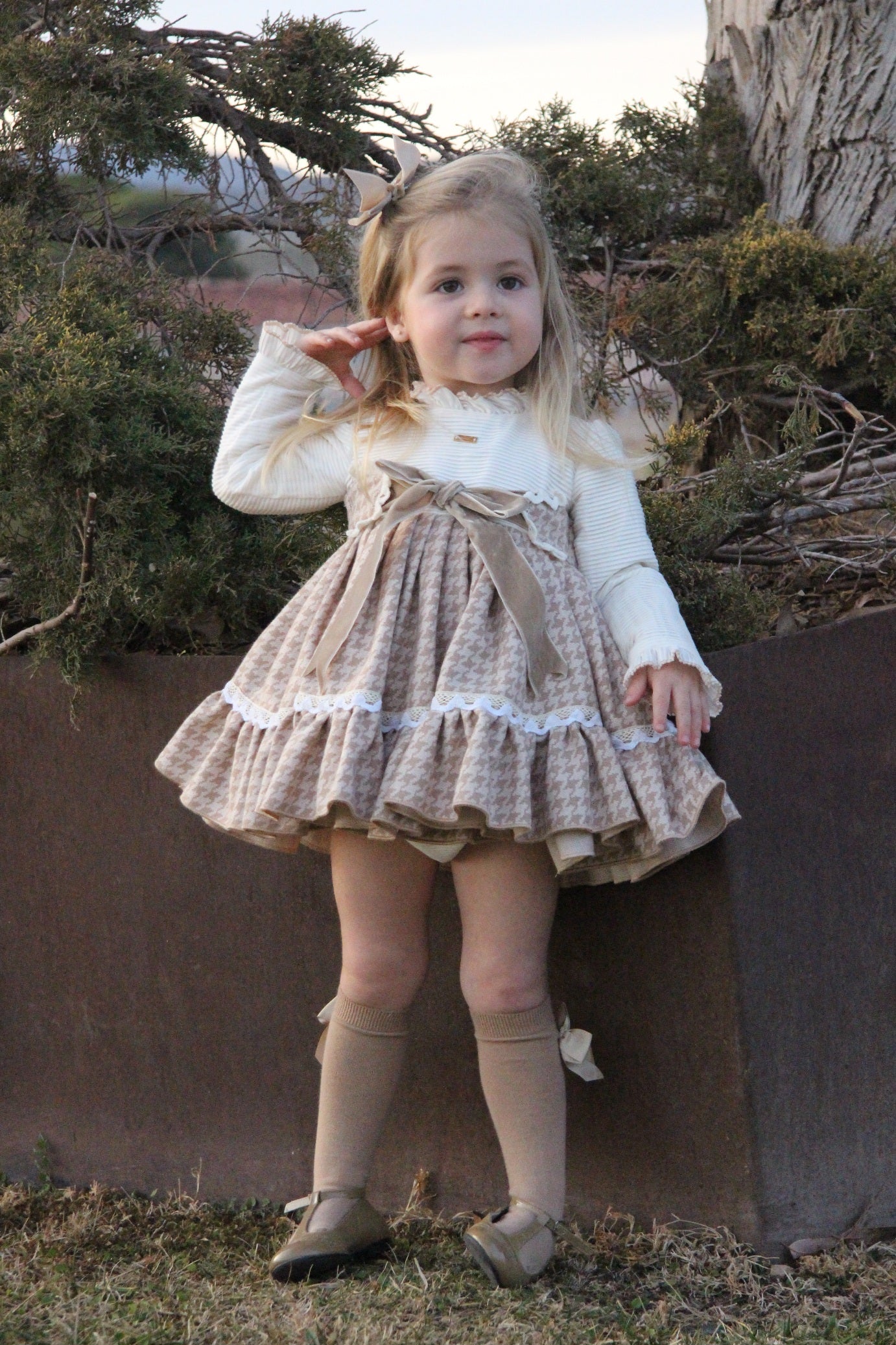 Vintage Elegance Lace Embroidery Dress – MINI ME AND MAMA